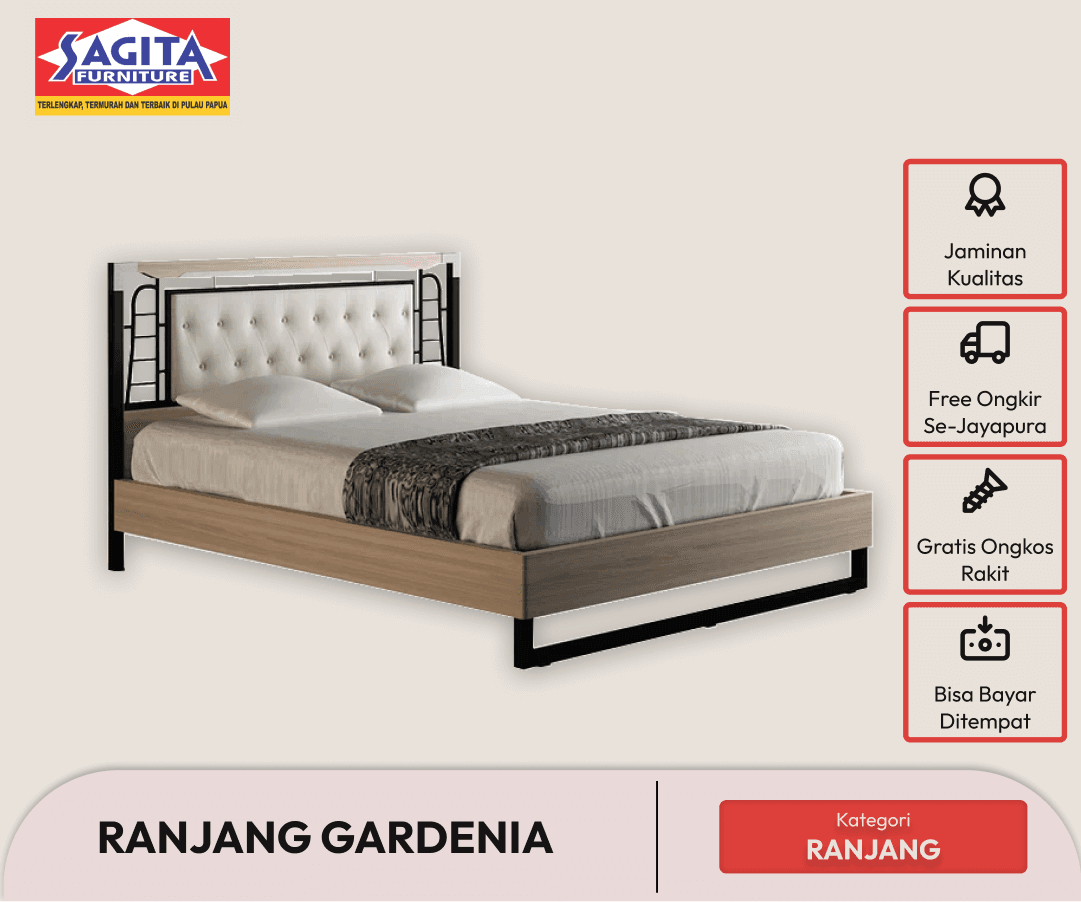 Ranjang Gardenia (Ranjang Only) – CV. Sagita Furniture
