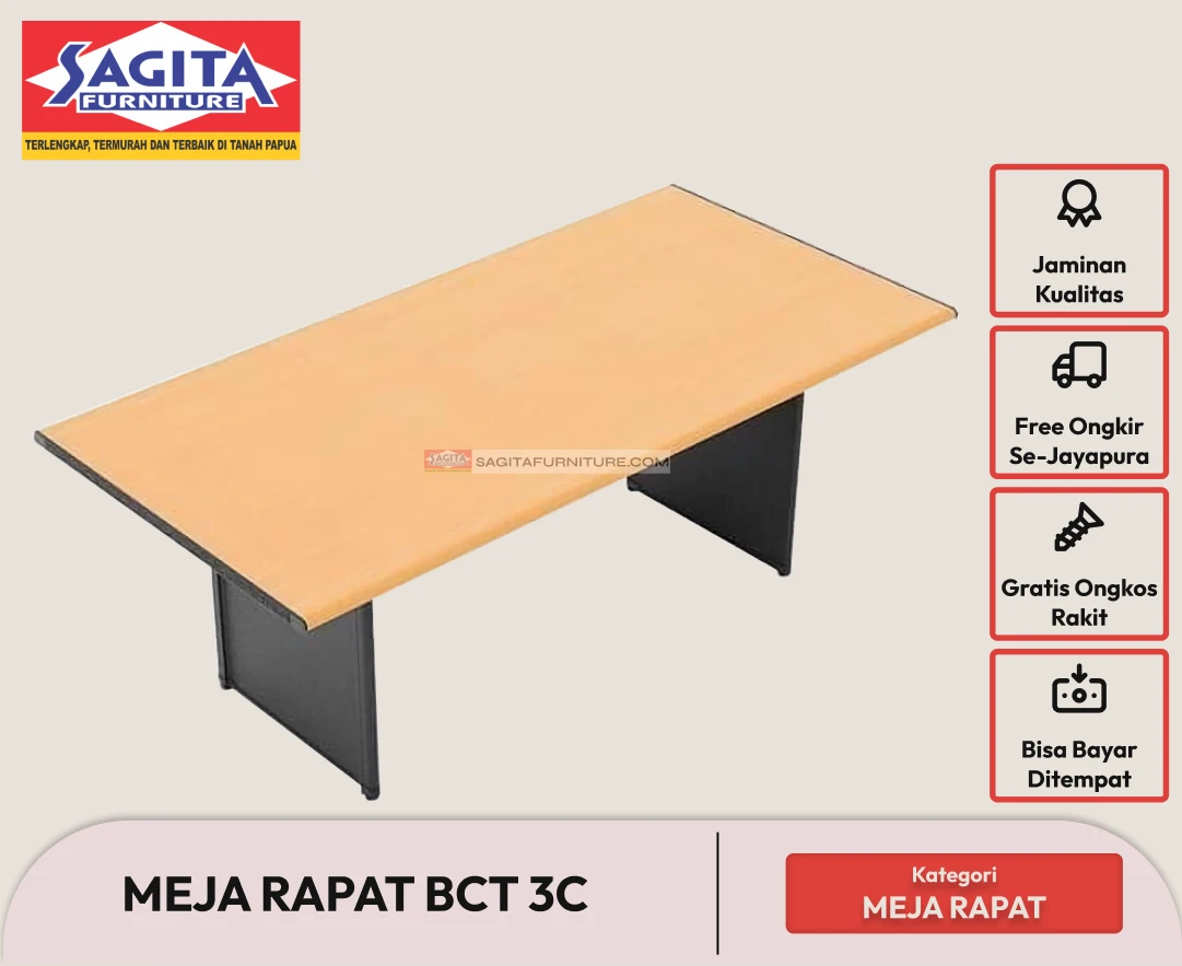 MEJA RAPAT BCT 3C – CV. Sagita Furniture
