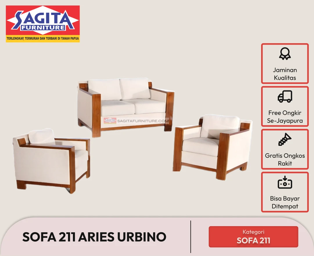 SOFA 211 ARIES URBINO – CV. Sagita Furniture