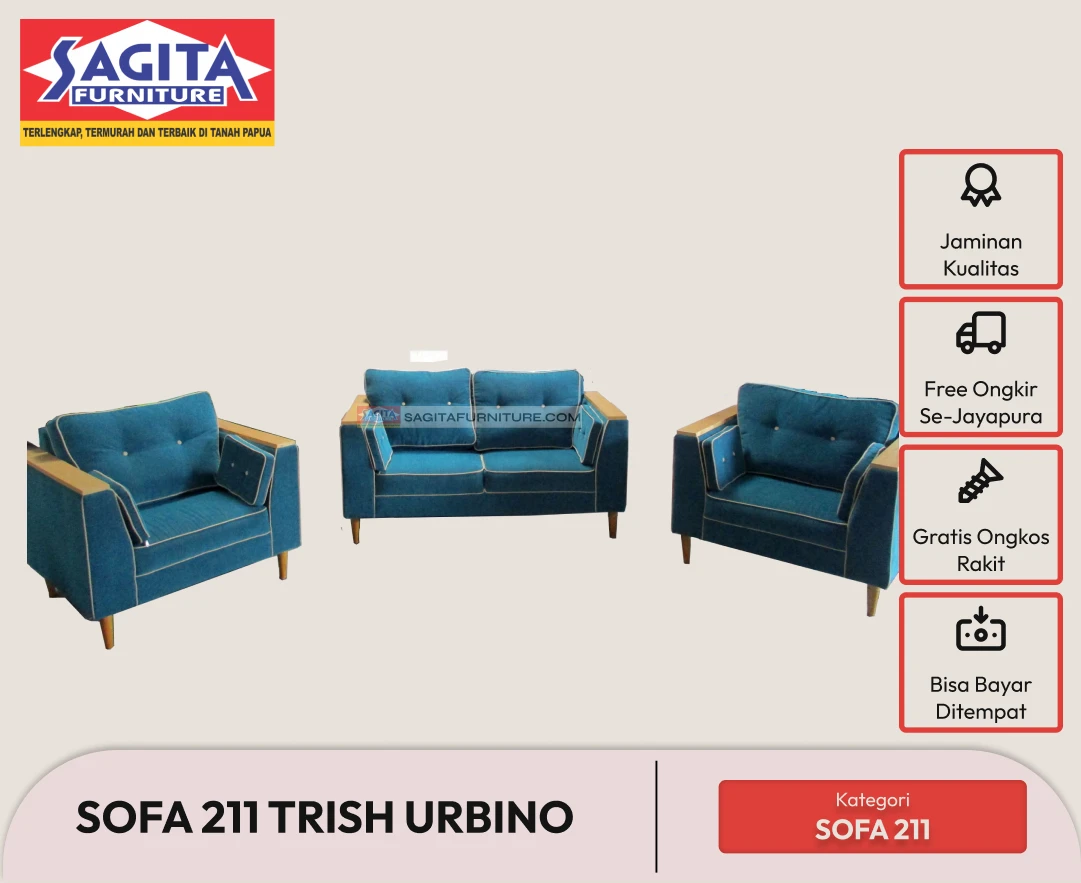 SOFA 211 TRISH URBINO – CV. Sagita Furniture